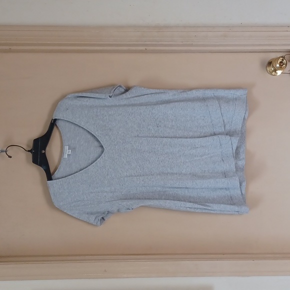 J. Jill | Tops | Jjill Pure Jill Cap Sleeve Faux Wrap Vneck Tee | Poshmark
